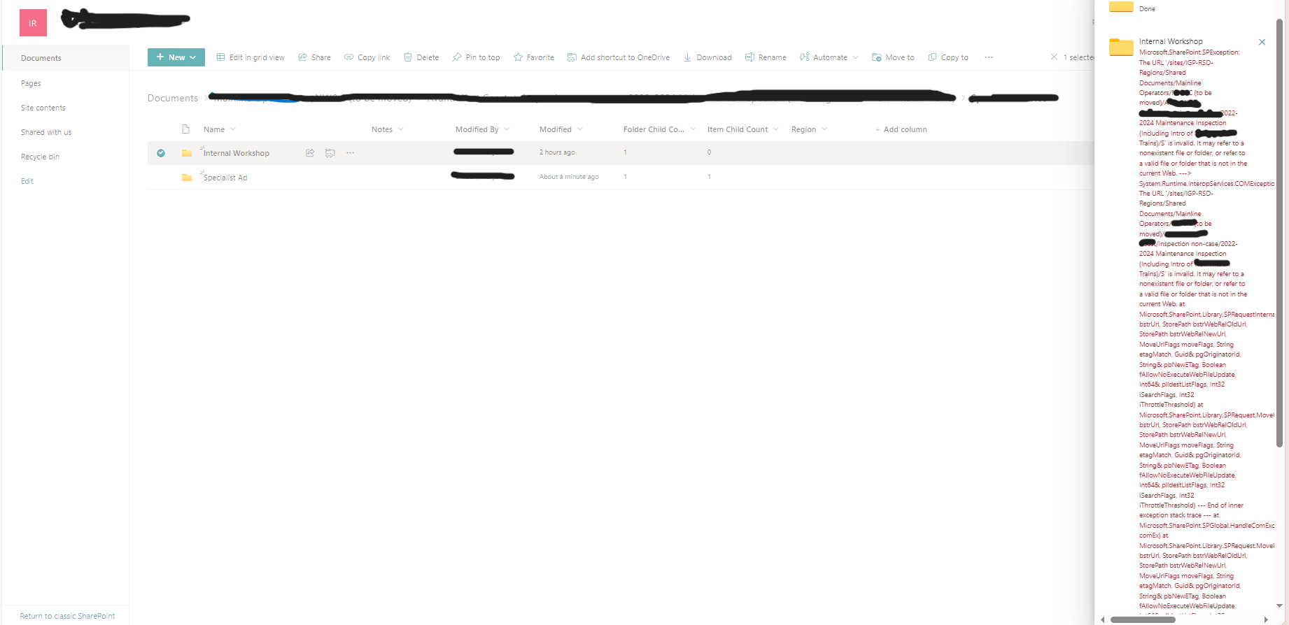 I cannot rename folders in my Teams, and when I manage to do it, they are only renamed in the ...