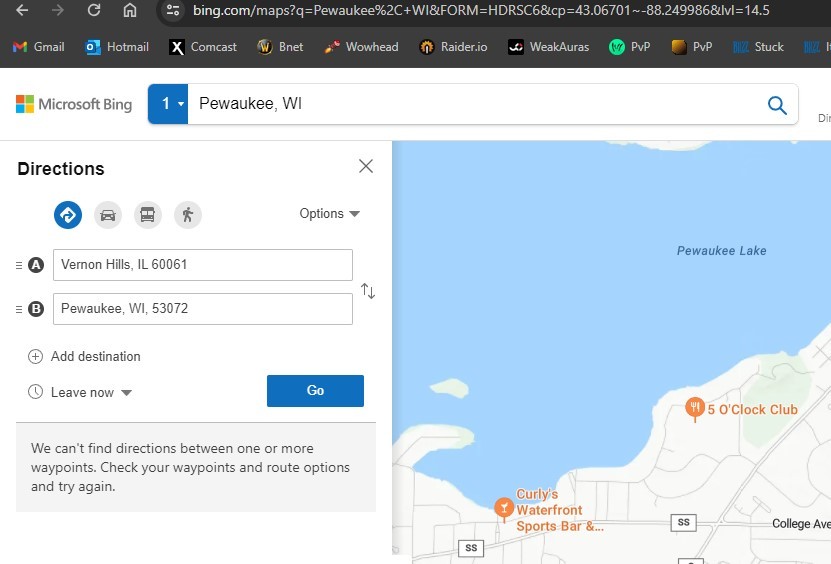 Bing maps not working - Microsoft Q&A