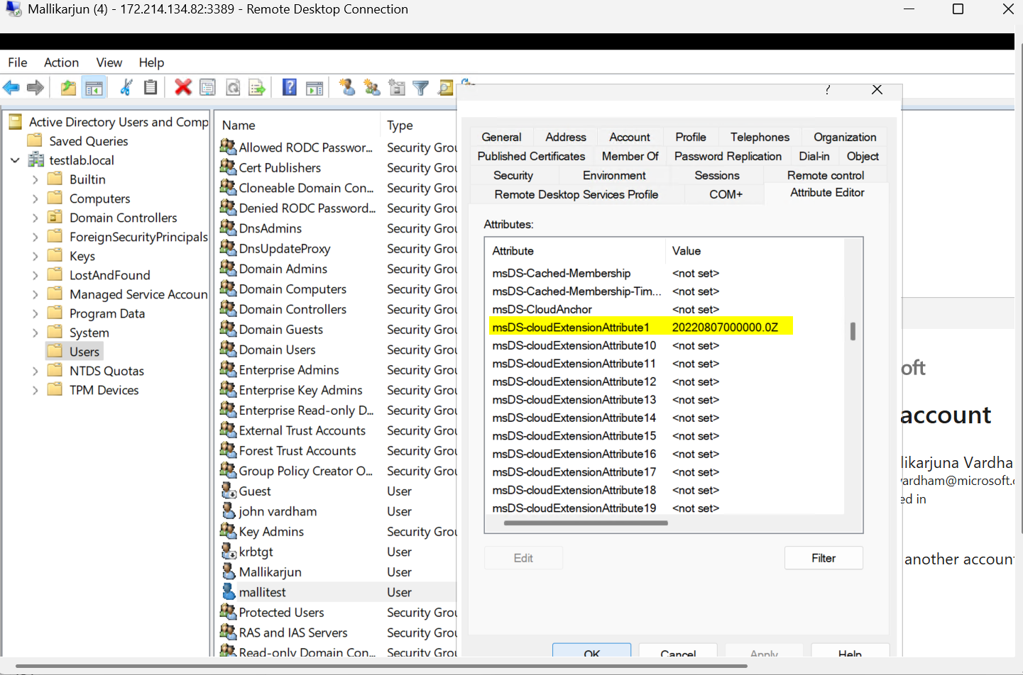 Help With A Powershell Script Function To Update The Employeehiredate Attribute In Hybrid