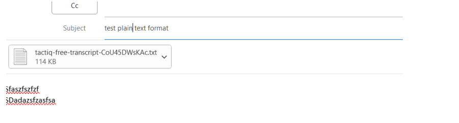 How can I attach attachments to both the message body and subject line ...