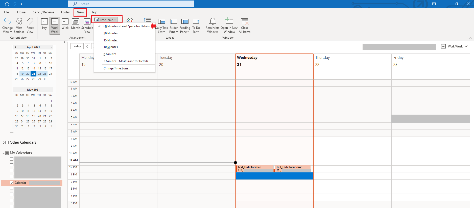 Outlook 365 - Work Week View - limit to one line for appointments ...