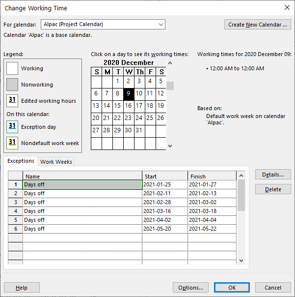 Microsoft Projects - Lag Time - Microsoft Q&A