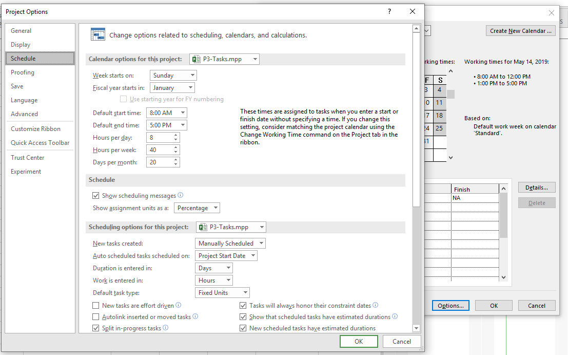 Project Online - Capacity Planning - Changing Hours Per Day - Microsoft Q&A