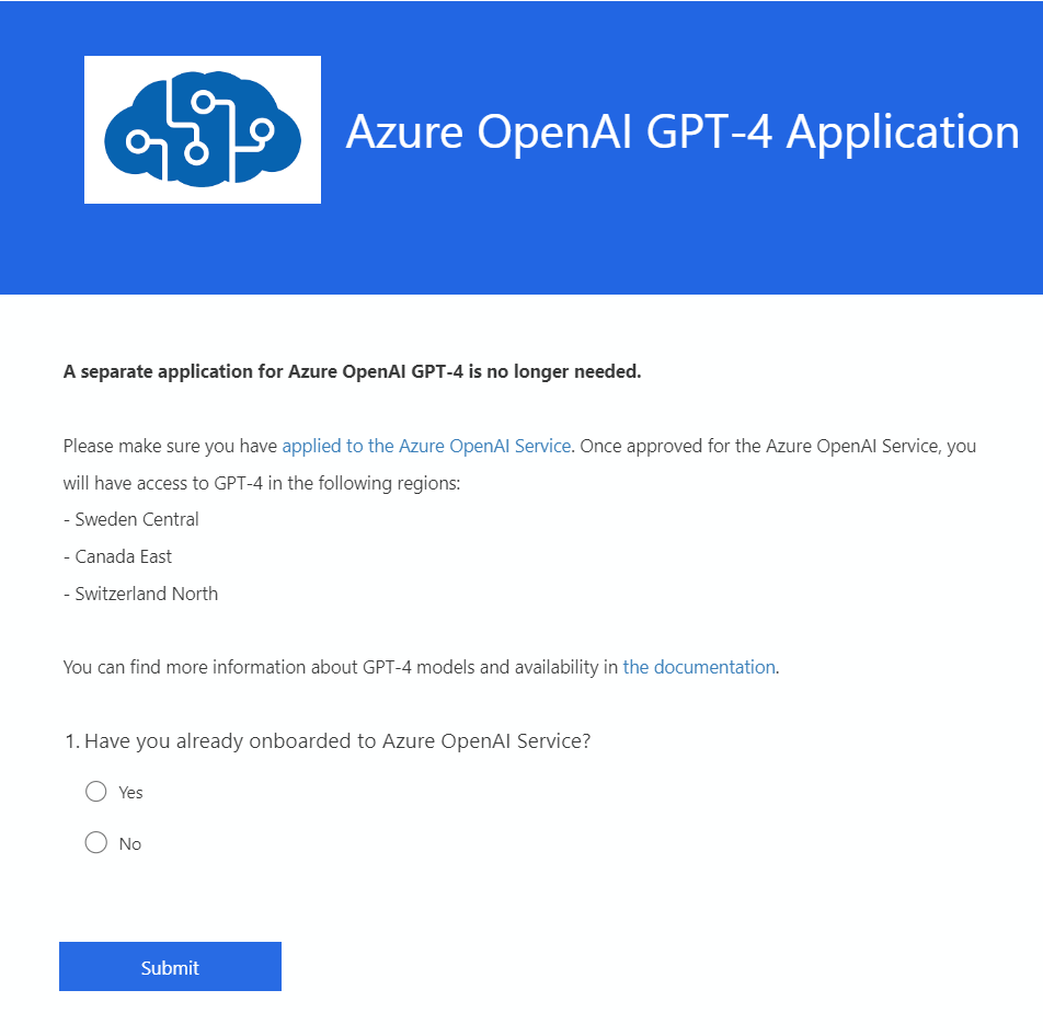 How to request to enable GPT-4 Models for multiple subscriptions ? - Microsoft Q&A