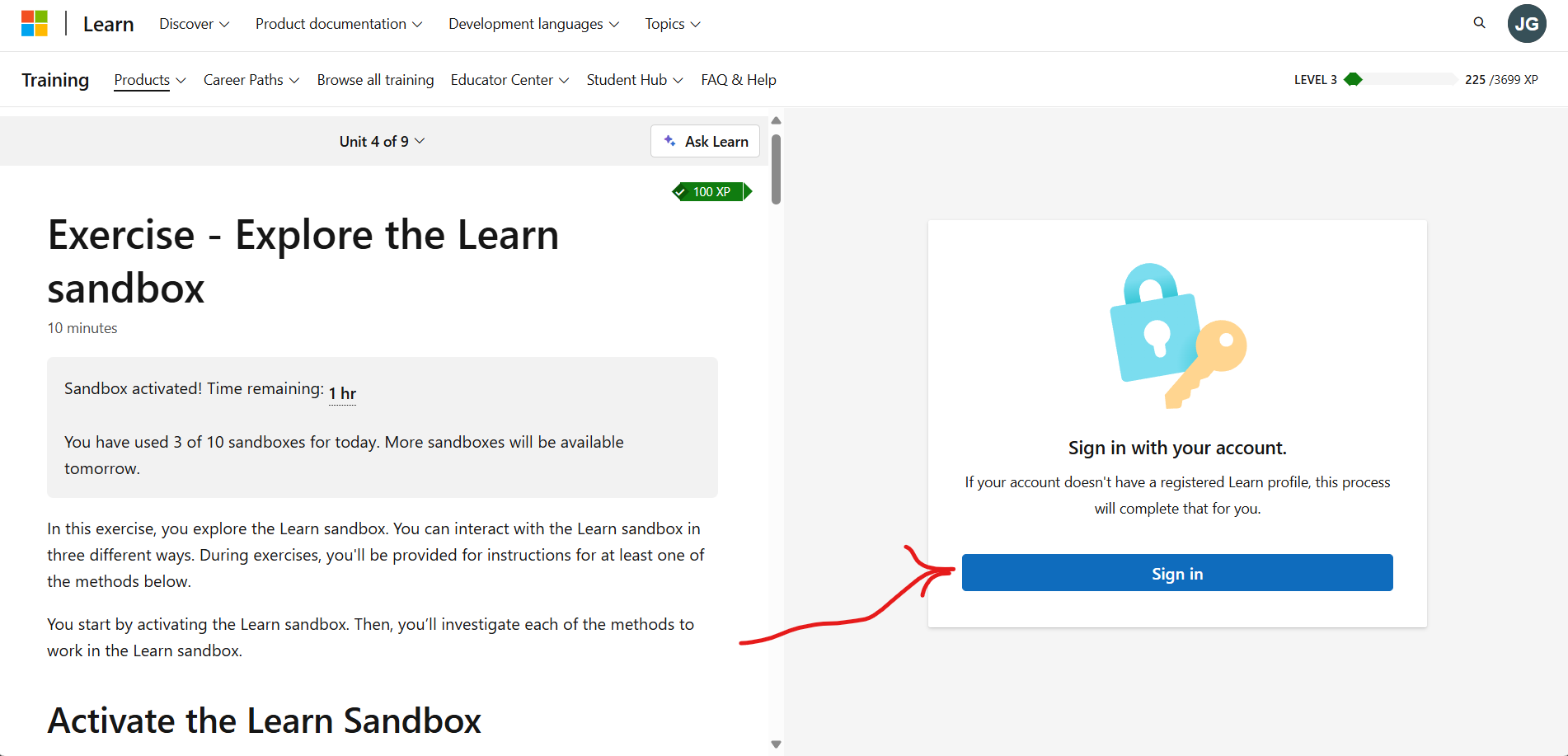 Sign-In loop in virutal sandbox - Microsoft Q&A