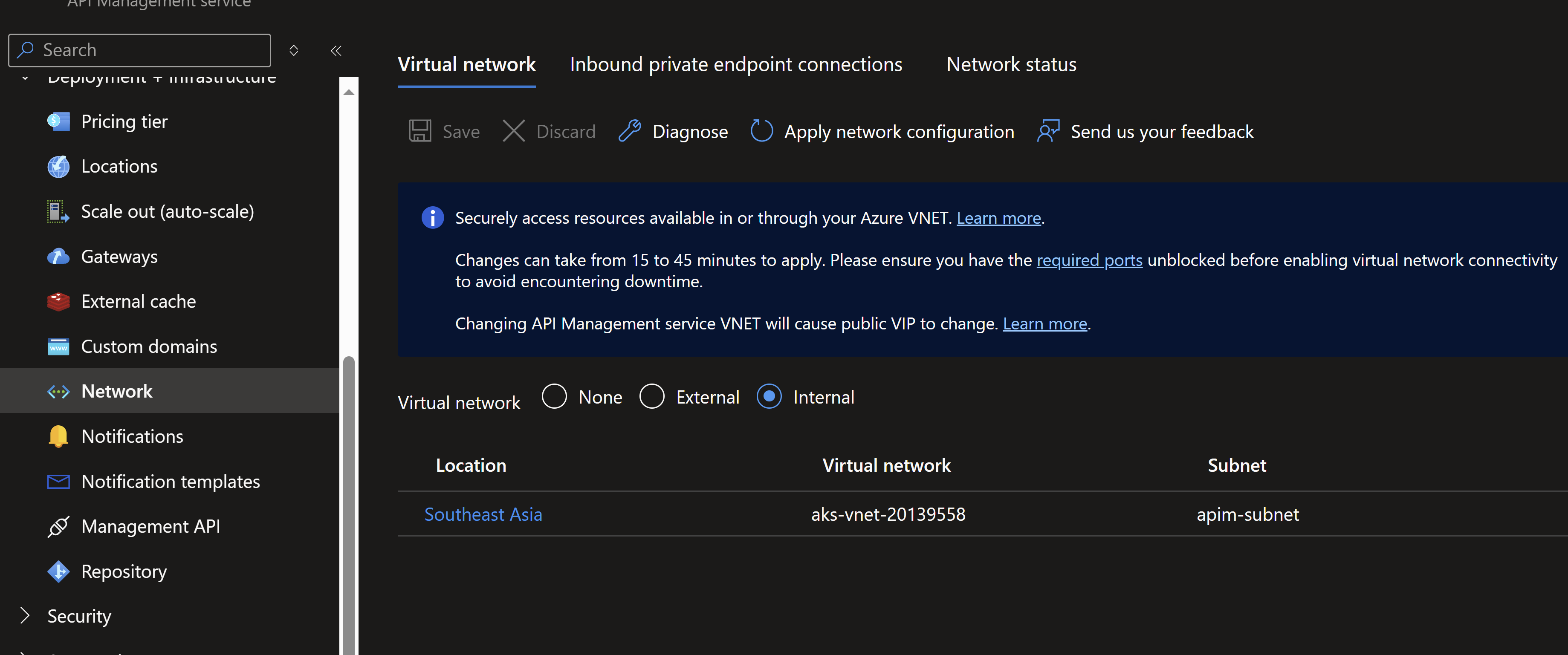 Azure APIM | Network Topology - Microsoft Q&A