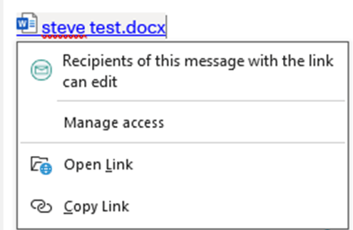 Issue with sharing links in outlook messages - Microsoft Q&A