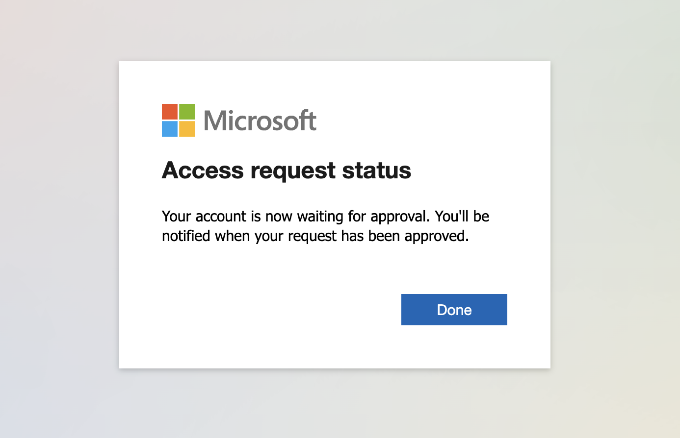 How to change the behaviour of Self Sign Up Done button? - Microsoft Q&A