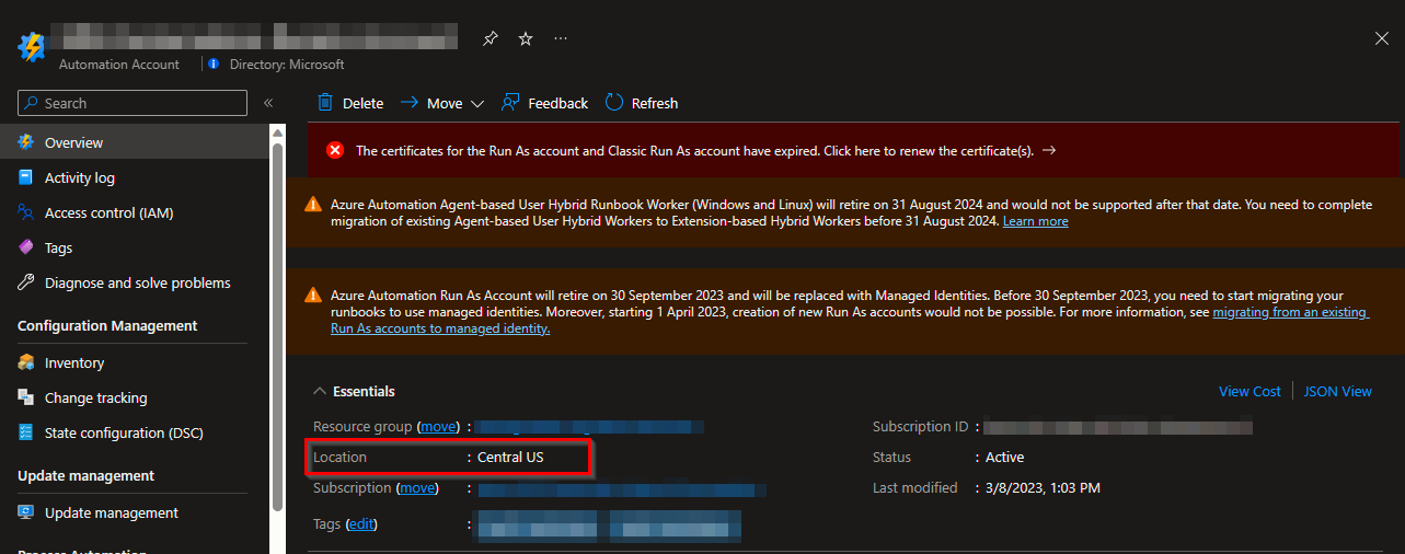 Can’t retrieve certificate from Azure Powershell Runbook using V7.2 ... Can’t retrieve certificate from Azure Powershell Runbook using V7.2 ...