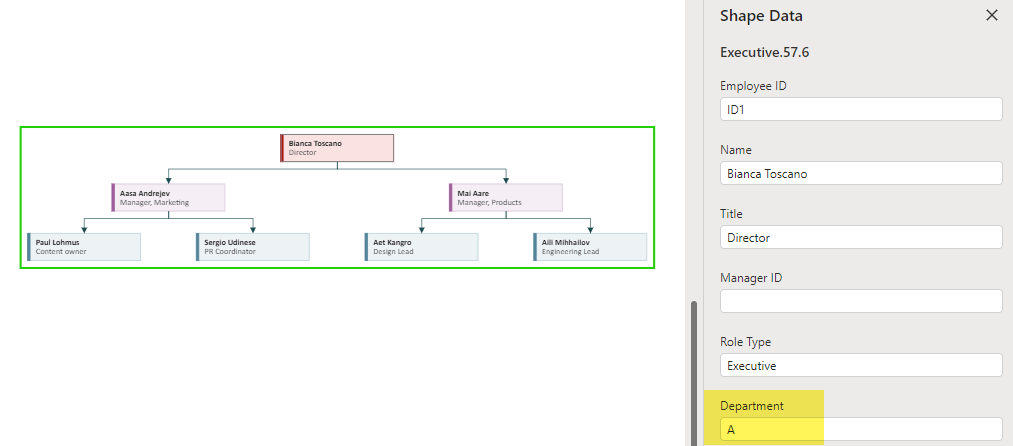 How to Modify header/columns in Excel Visio add-in source table to ...