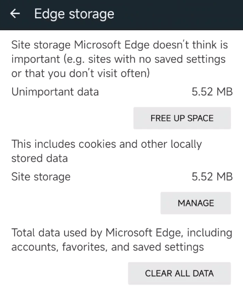 Edge browser Collections sync failed to refresh item - Microsoft Q&A