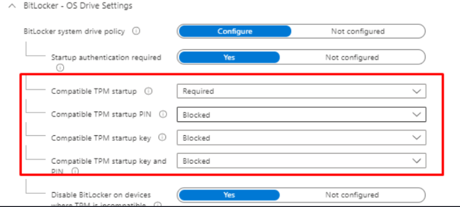 Bitlocker Intune assignment not silent - Microsoft Q&A