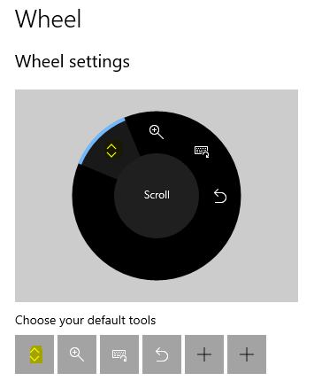 Surface Dial horizontal scroll - Microsoft Q&A