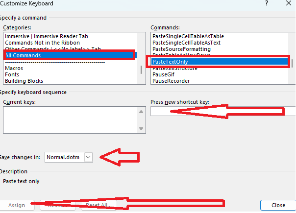 Control+Shift+V no longer works in Word - Microsoft Q&A