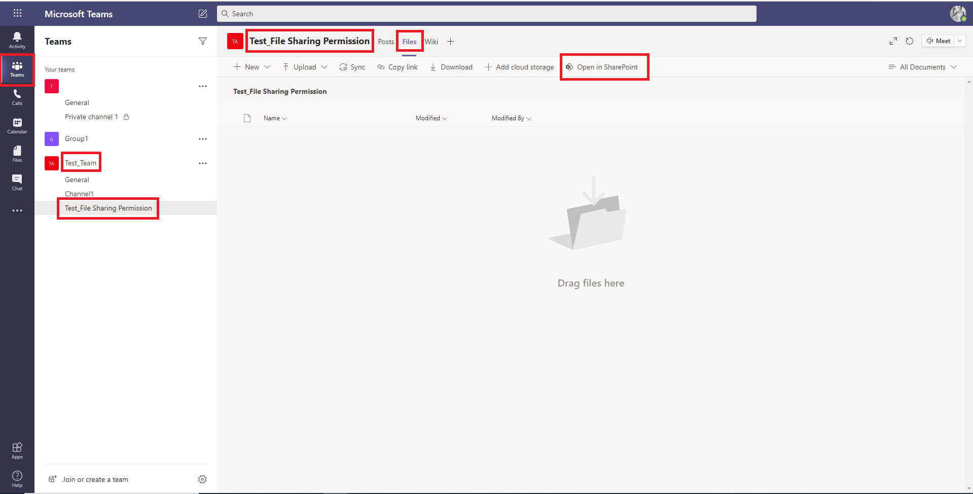 Microsoft Teams: Making a file available to only one person - Microsoft Q&A