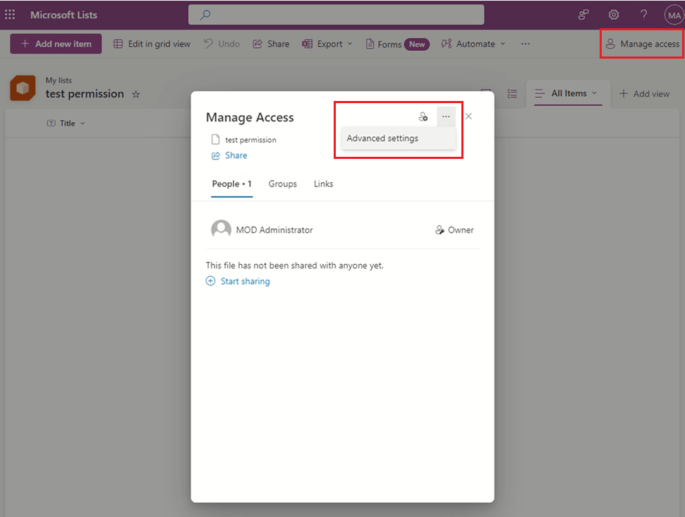 Can MS List restrict user belonging to certain role-group to view+edit only his entries? Can MS ...
