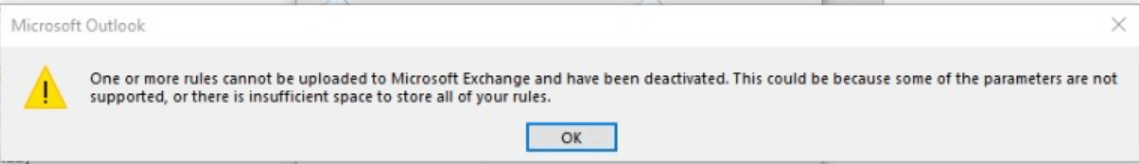 Outlook 365 rules not running automatically - Microsoft Q&A