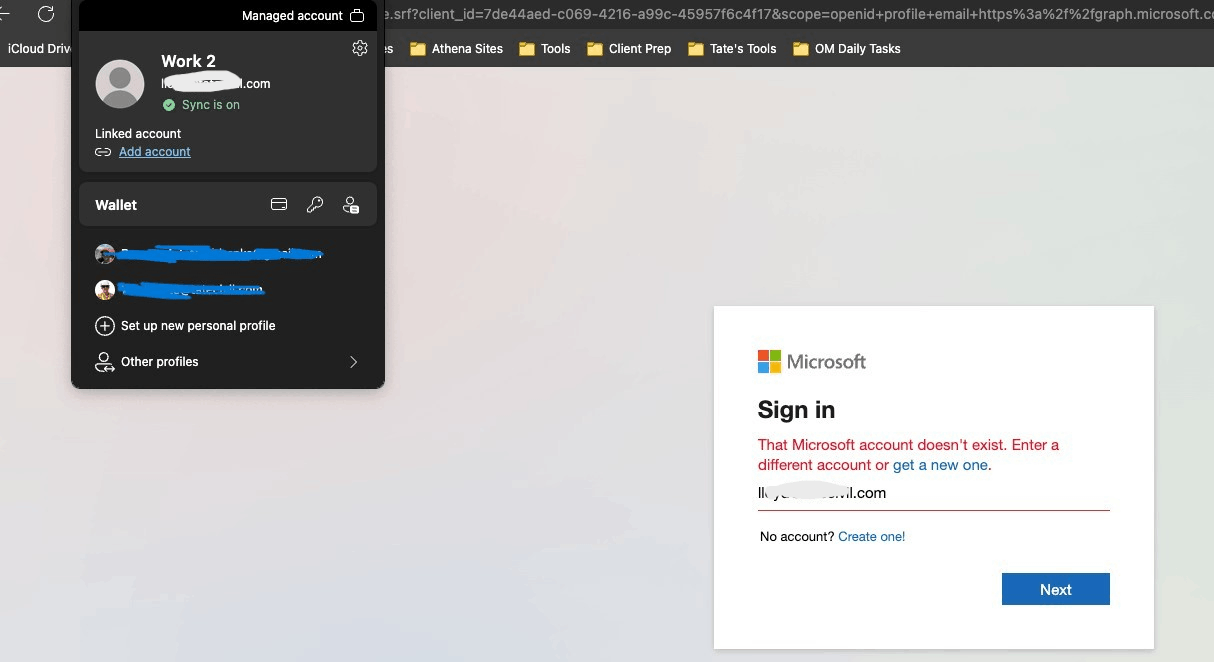 Why is it telling me that my email address does not exist when I try to ...