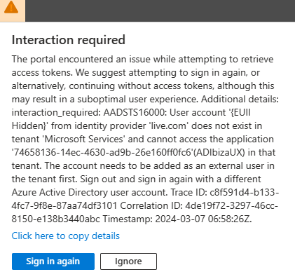 This error comes - Microsoft Q&A