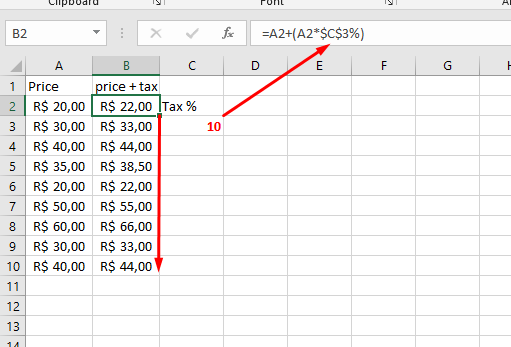 Is there a way to change multiple cells in excel by inputting a number ...