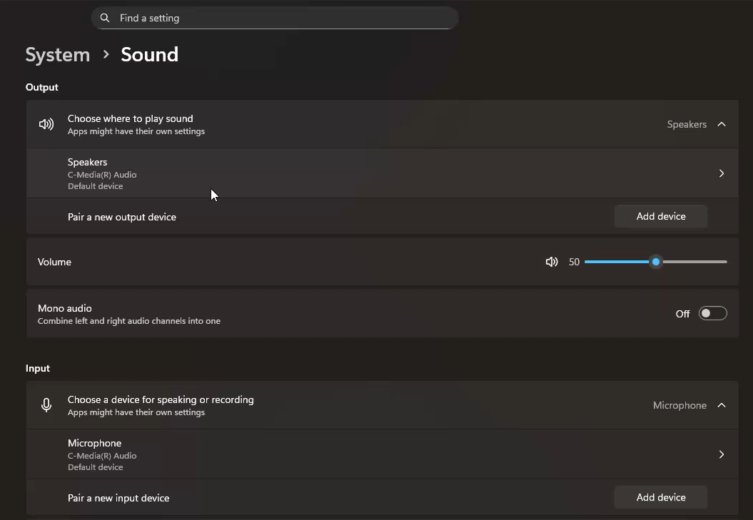 Windows 11 Settings app crashes when accessing Speaker properties ...