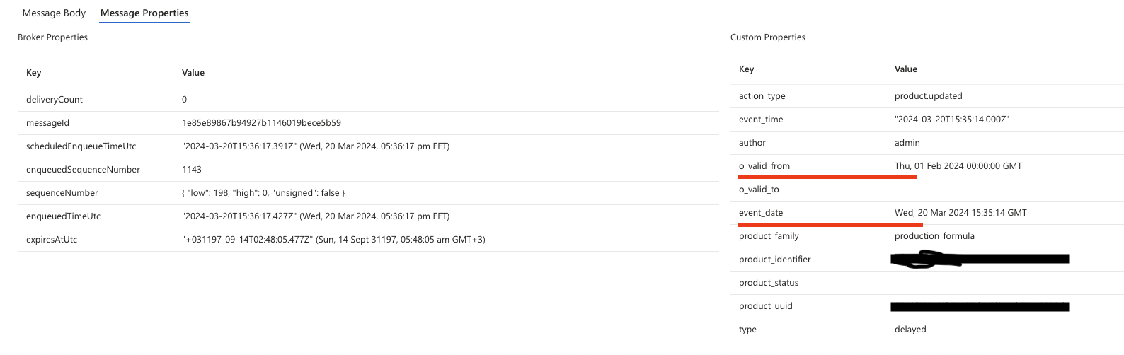 Servicebus topic SQL filters with datetime - Microsoft Q&A
