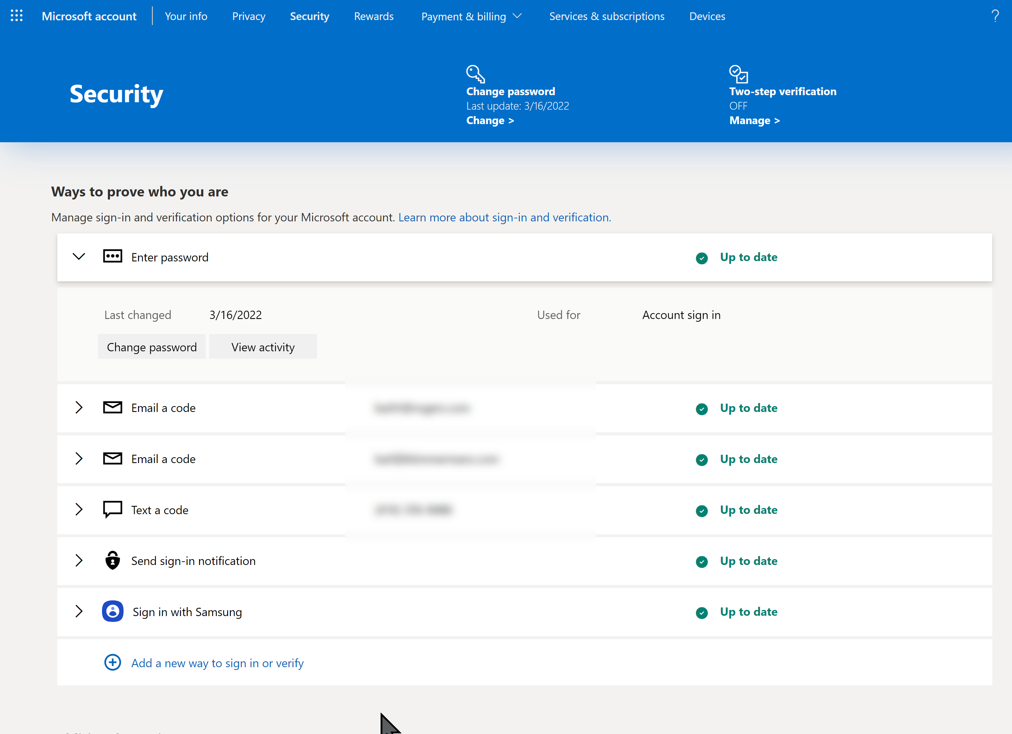 How can I update my recovery email info? - Microsoft Q&A