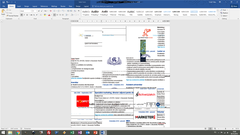 MS word makes a mess out of the document - Microsoft Q&A