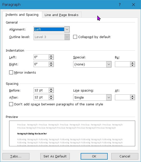 Getting extra space after hitting enter - Microsoft Q&A