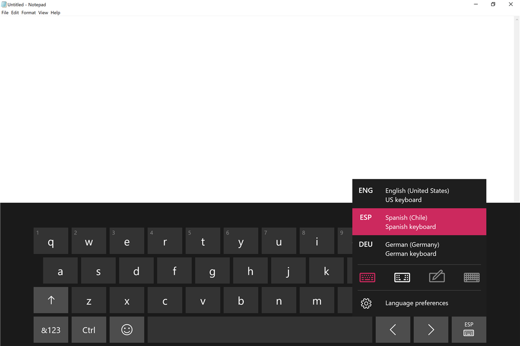 Surface Spanish keyboard layout Preview - Microsoft Q&A