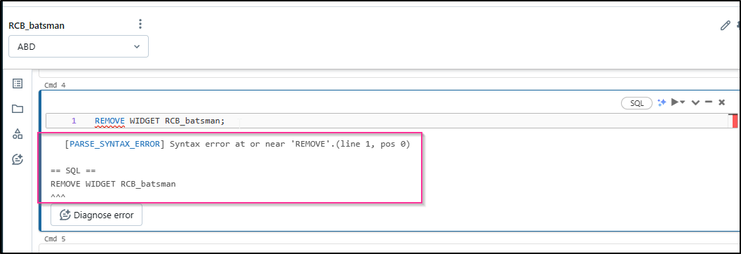 Adding Widgets In Sql Notebooks For Data Warehouse Microsoft Qanda