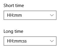 Military time display - Microsoft Q&A