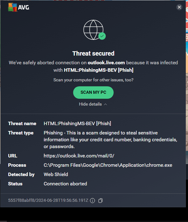 AVG blocks access to Outlook - Microsoft Q&A