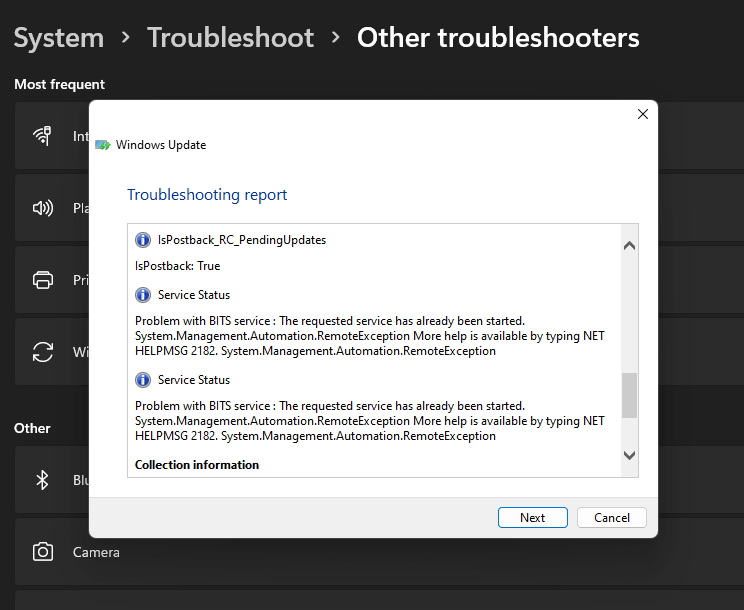 Windows Updates with Red exclamation mark alert. - Microsoft Q&A