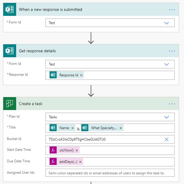 Power Automate - Forms to Planner (w/ Details) - Microsoft Q&A