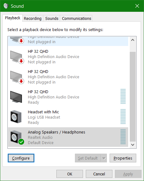 My volume keys control the volume of the wrong device, not the one that ...