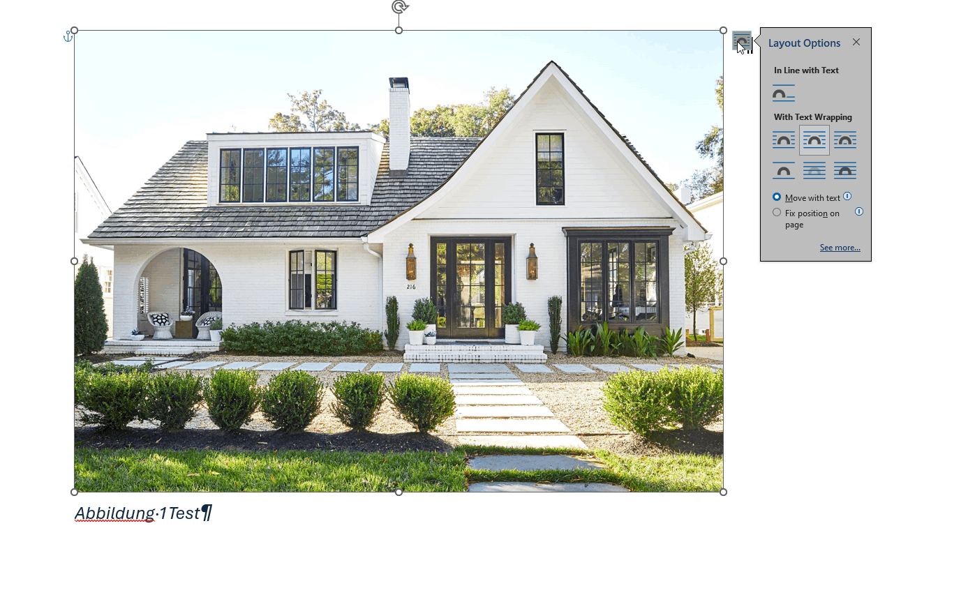 why is my image caption a textbox and not a shape? how can I change it ...