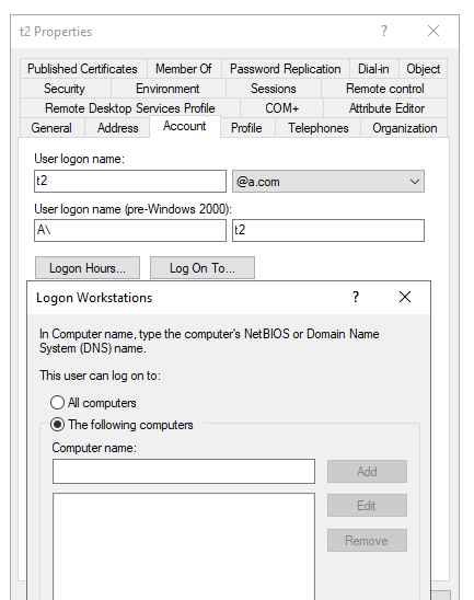 Windows Server 2019 not authenticating based on User Group - Microsoft Q&A