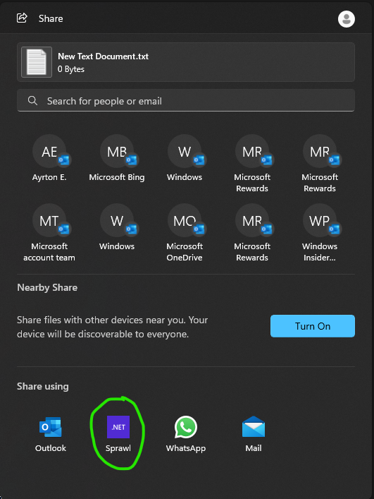 How to read a file from the Windows 11 context menu "Share" option in my .NET MAUI app ...