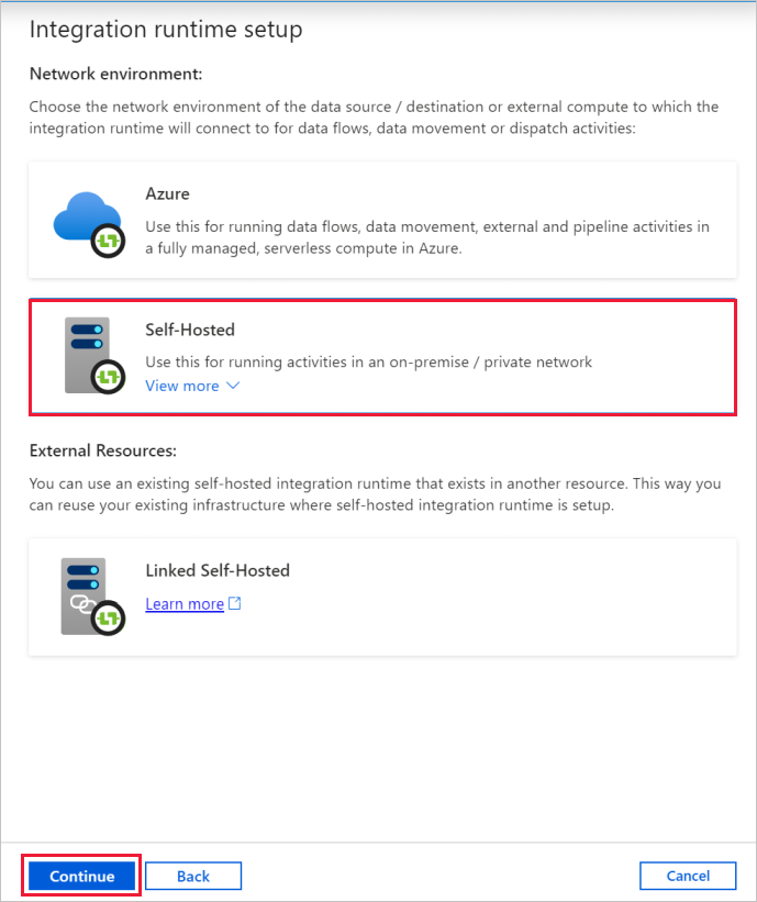 Server Configuration for Self Hosted IR - Microsoft Q&A