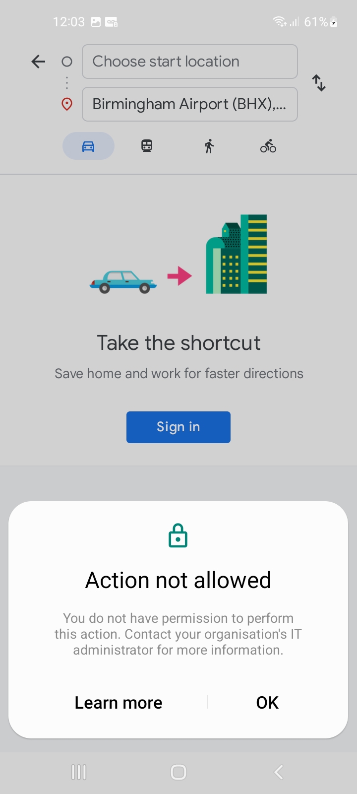 Google Maps asking for signin on Corp Device - Microsoft Q&A