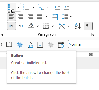 Bullet Symbol in MS Word displaying as "o" - Microsoft Q&A