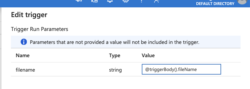 Add Derived Column With The Content Of The File Name That Triggered The Data Factory Pipeline 