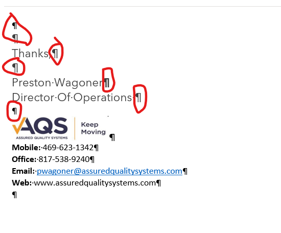 Strange Symbols showing up when sending email - Microsoft Q&A
