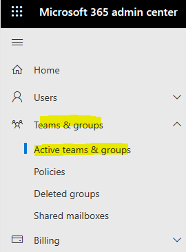 Where to find M365 groups associated with a SharePoint team site ...