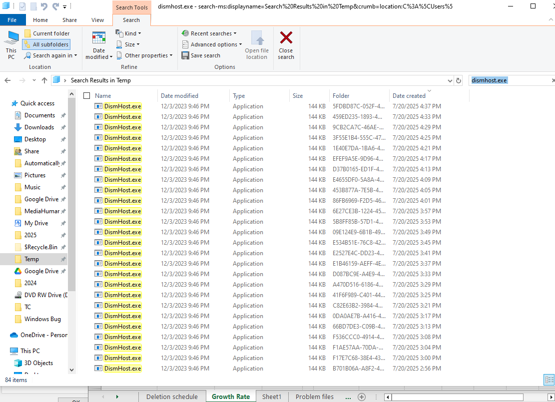 Accumulating +/- 15K per day in AppData > Local > Temp due to some ...