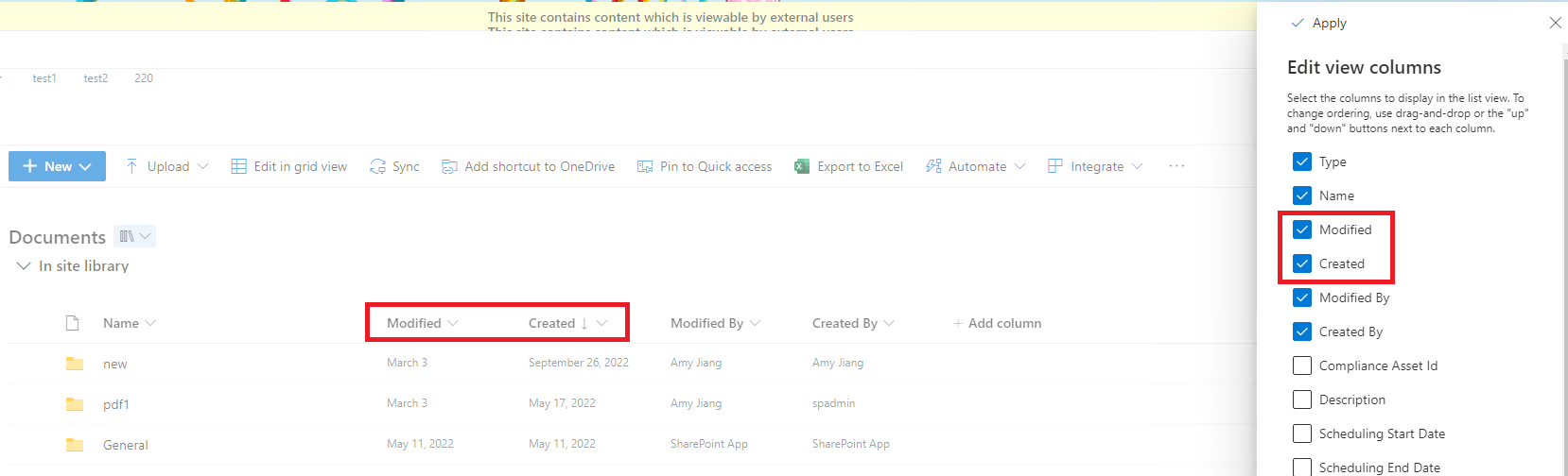 Creating custom columns in SP library - Microsoft Q&A