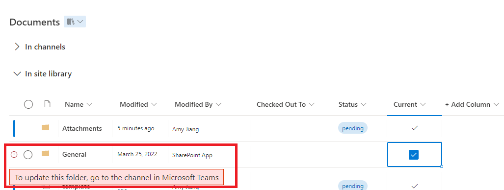 How do I change the properties of a folder in sharepoint that is linked ...