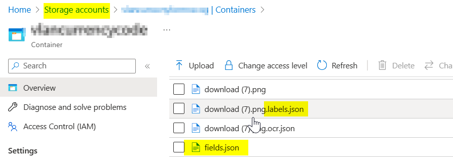 Template training failed due to label present, but not in fields file ...