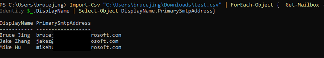 How to get email address of the mailboxes. - Microsoft Q&A